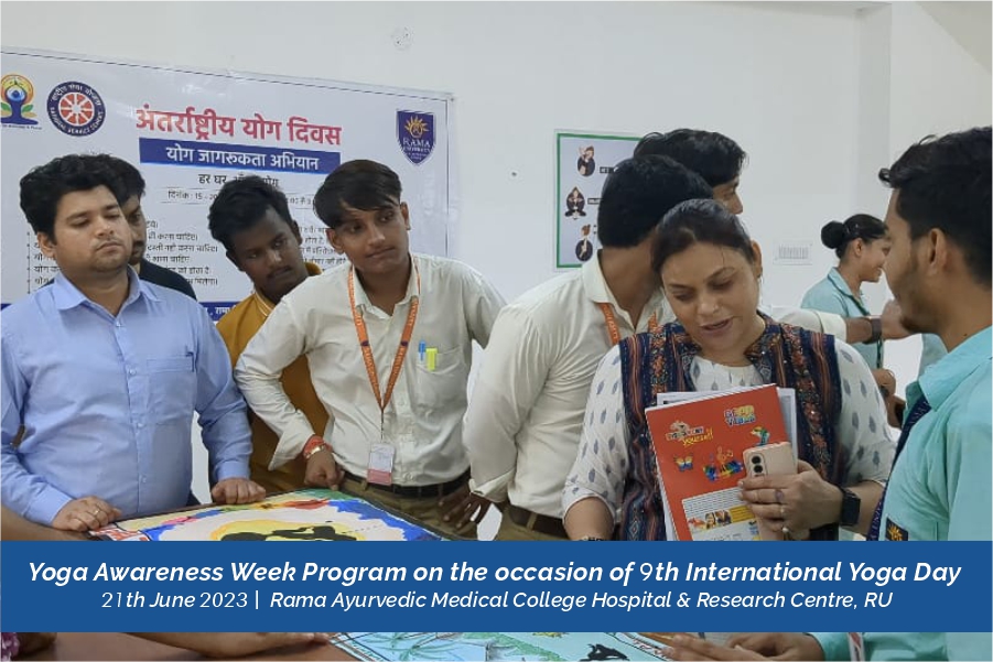 Rama Ayurvedic Institutions conduct the Inspiring Yoga Awareness Week
